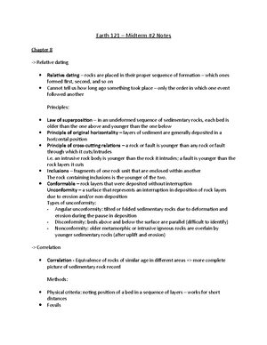 Introduction to Earth Science course outline. - Course Schedule ...