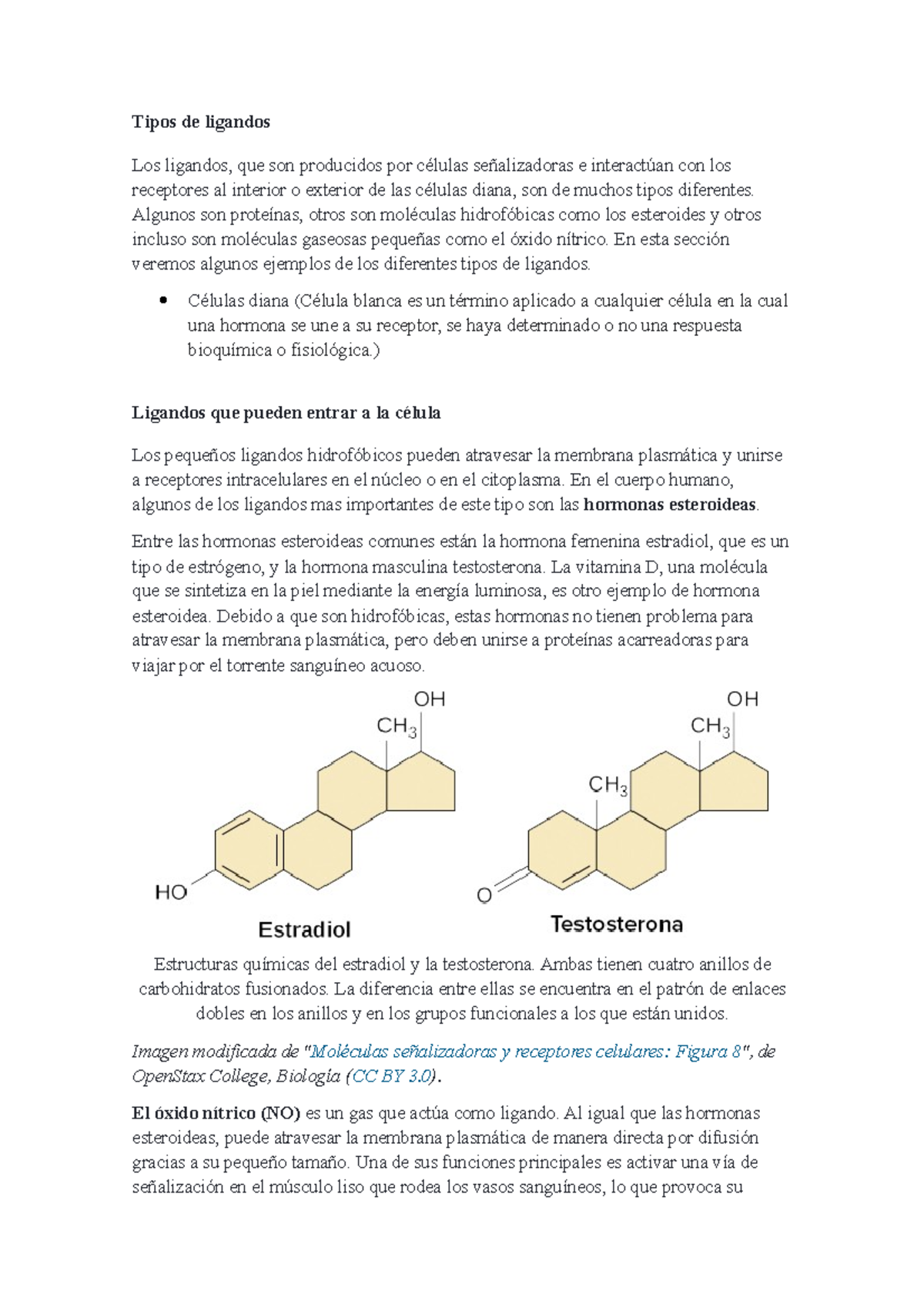 Tipos de ligandos - Tipos de ligandos Los ligandos, que son producidos ...