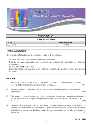 HRD4801 Tutorial Letter 101 for 2021 - Tutorial Letter 101/0/ Strategic ...
