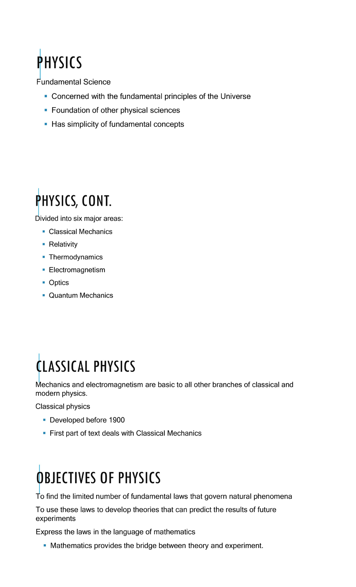 Physics - Mechanical Engineering - Studocu