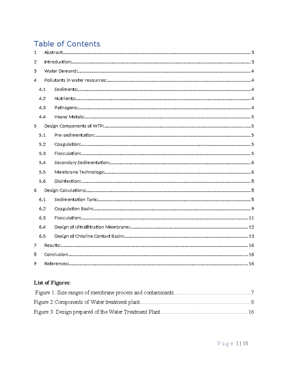 2021en24 CEP - Table of Contents 1 - Studocu