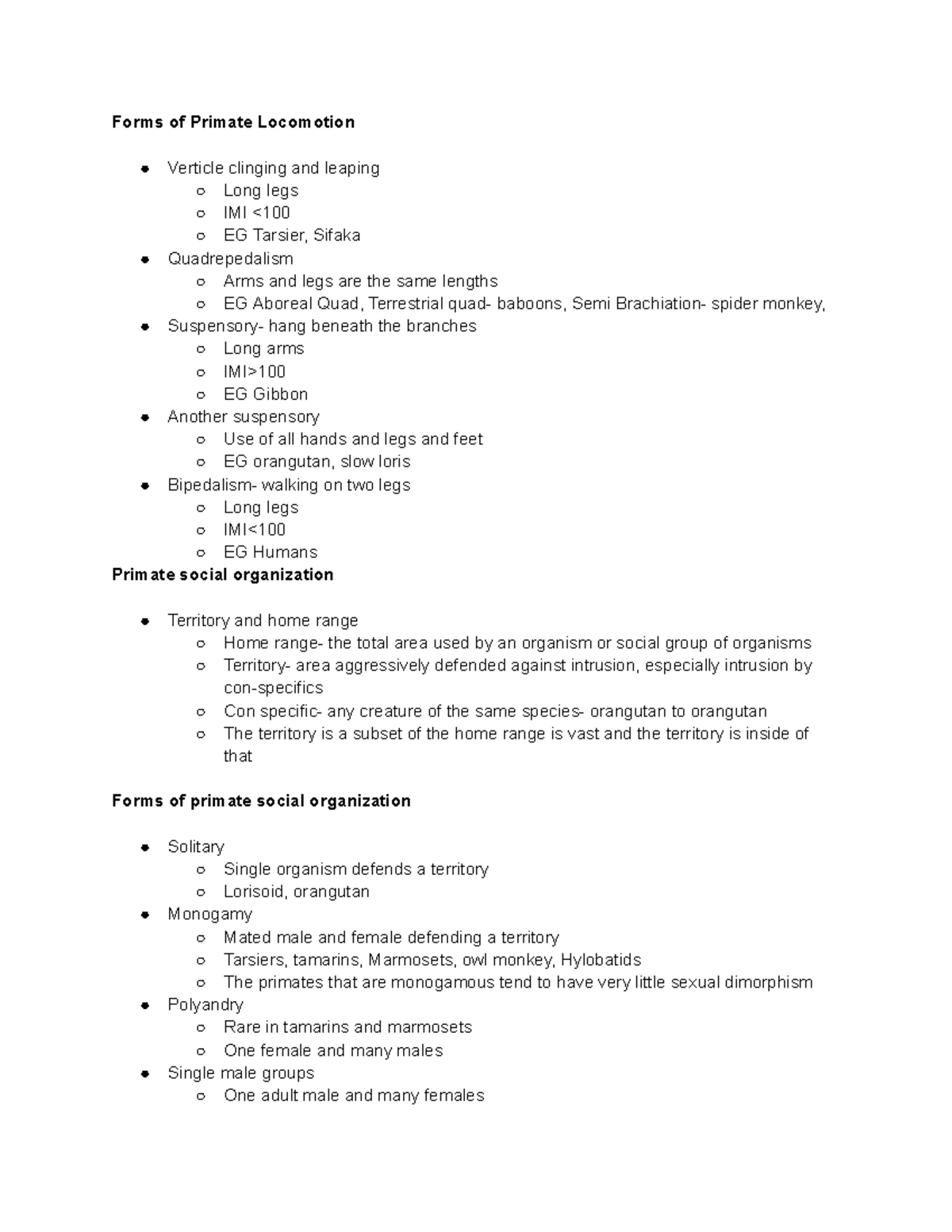 05 25 2023 Thursday Lecture - Forms of Primate Locomotion Verticle ...