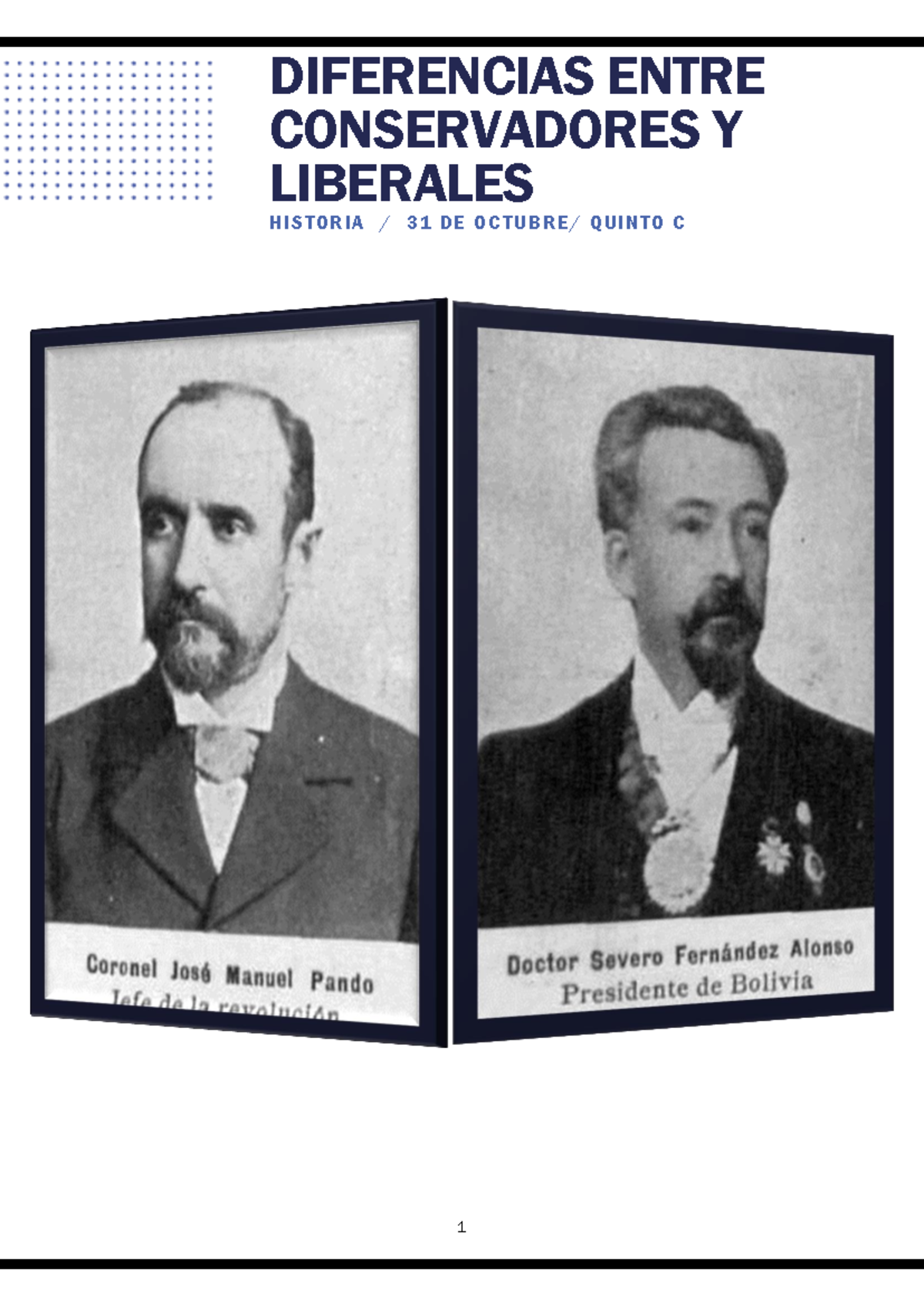 Libro De Historia - DIFERENCIAS ENTRE CONSERVADORES Y LIBERALES H I S T ...