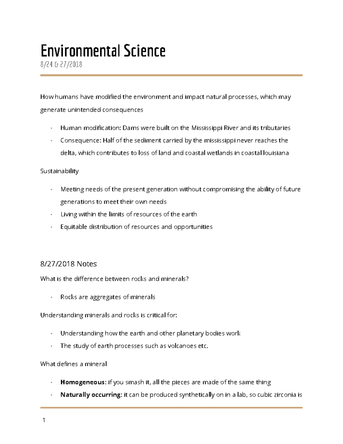 Notes 08%2F24-27 - Environmental Science How humans have modified the ...