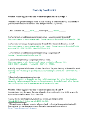 03+Supply+and+Demand - Supply and Demand Problem Set 1 Use the following graph to answer ...