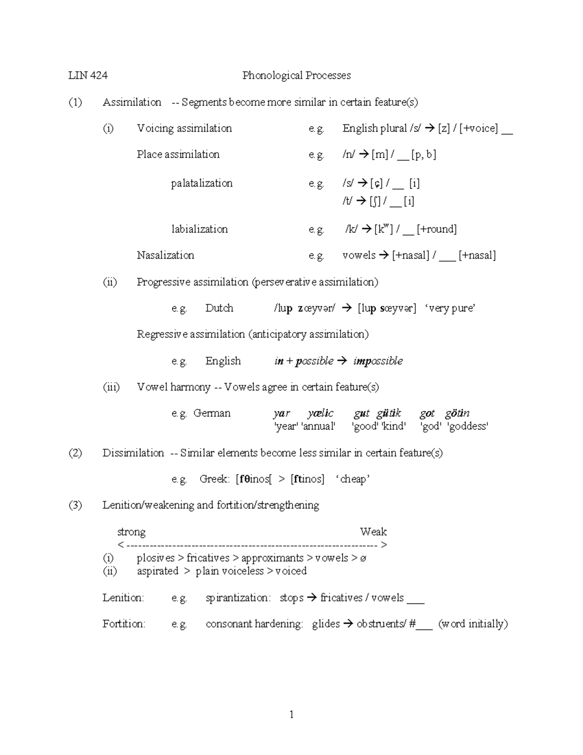 Phonological-processes 24 - 1 LIN 424 Phonological Processes (1 ...