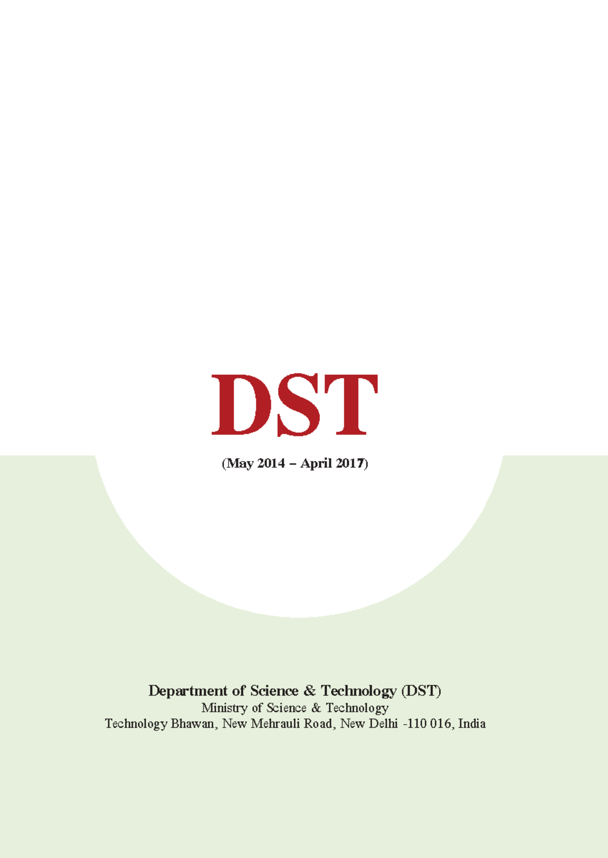 Complete Book on 3 year achievements Final File DST Optimized 1-4 - DST ...