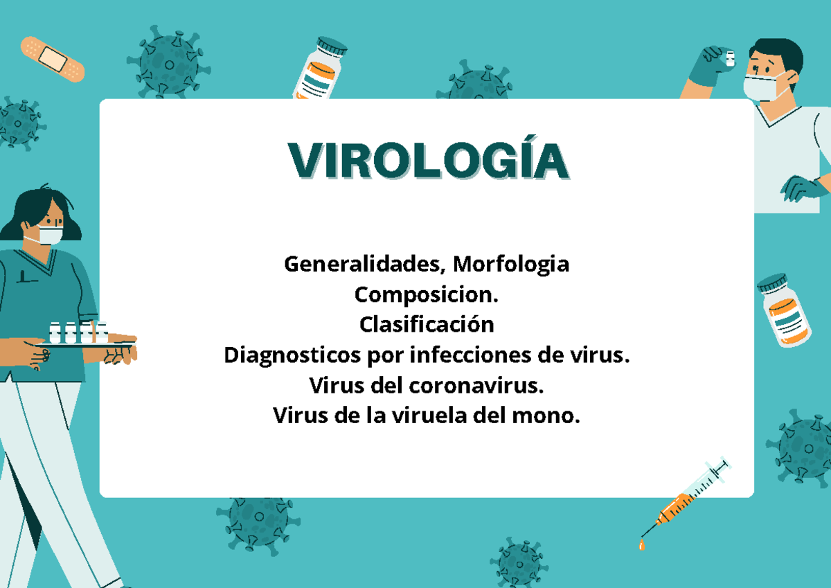 Diaposita , Virus - VIROLOGÍAVIROLOGÍA Generalidades, Morfologia ...