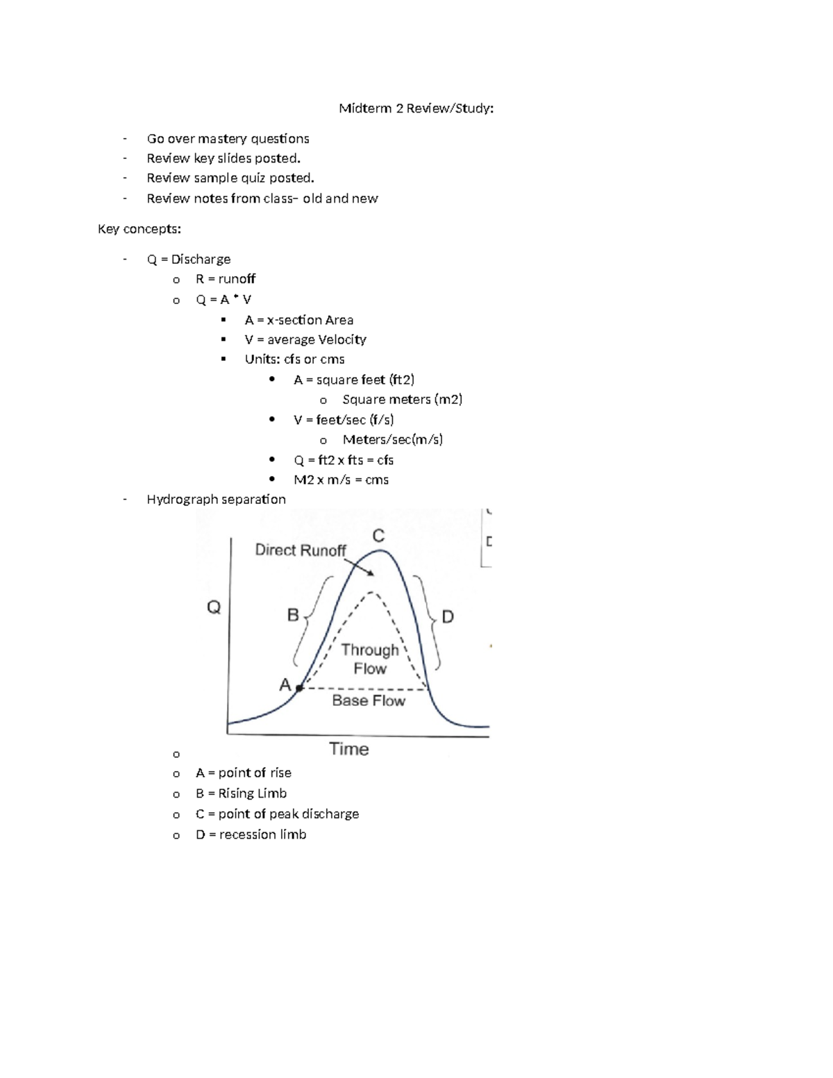 Midterm 2 Review - Frank and Jeffery as professors - Midterm 2 Review/Study: Go over mastery ...