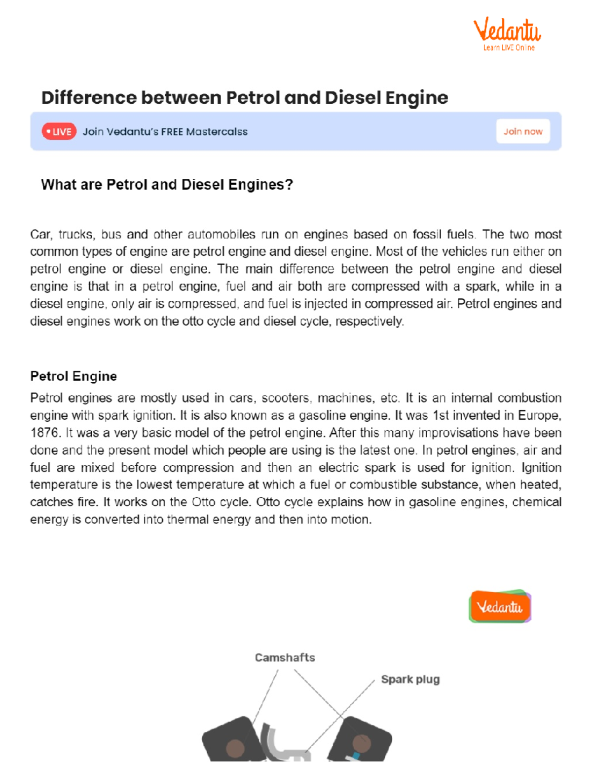 Difference between Petrol and Diesel Engine - Digital Electronics - Studocu