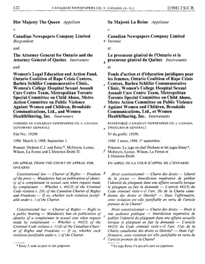 03 R v Oakes 1986 - R. v. Oakes, [1986] 1 S.C. 103 Her Majesty The ...