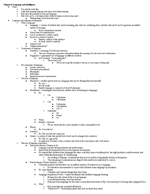PS 101 Exam 4 study guide - Exam 4 Study Guide PS 101-03 Abnormal ...