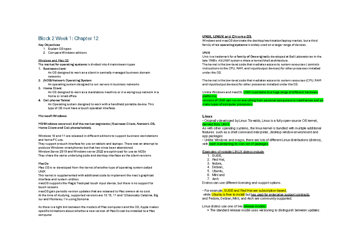 Print draft 1Block 2 Itcna week 1-3 - Block 2 Week 1: Chapter 12 Key ...