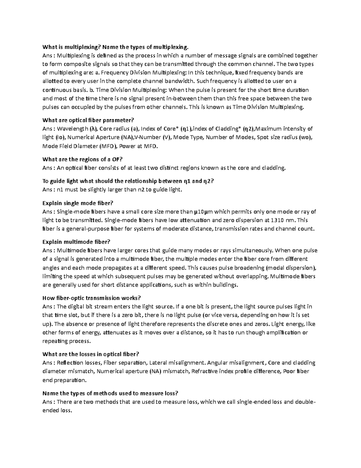 Communication - Its a good note made by me for attending viva, I made ...