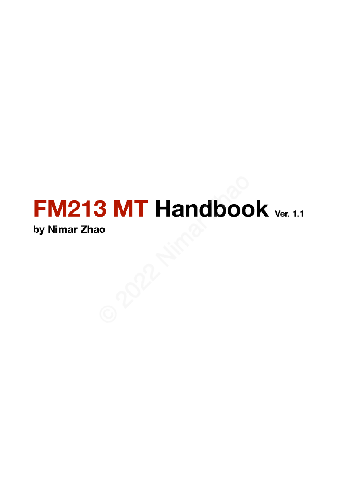FM213 MT Handbook Ver1 1 WM 1663290666 - FM213 MT Handbook Ver. 1. by ...
