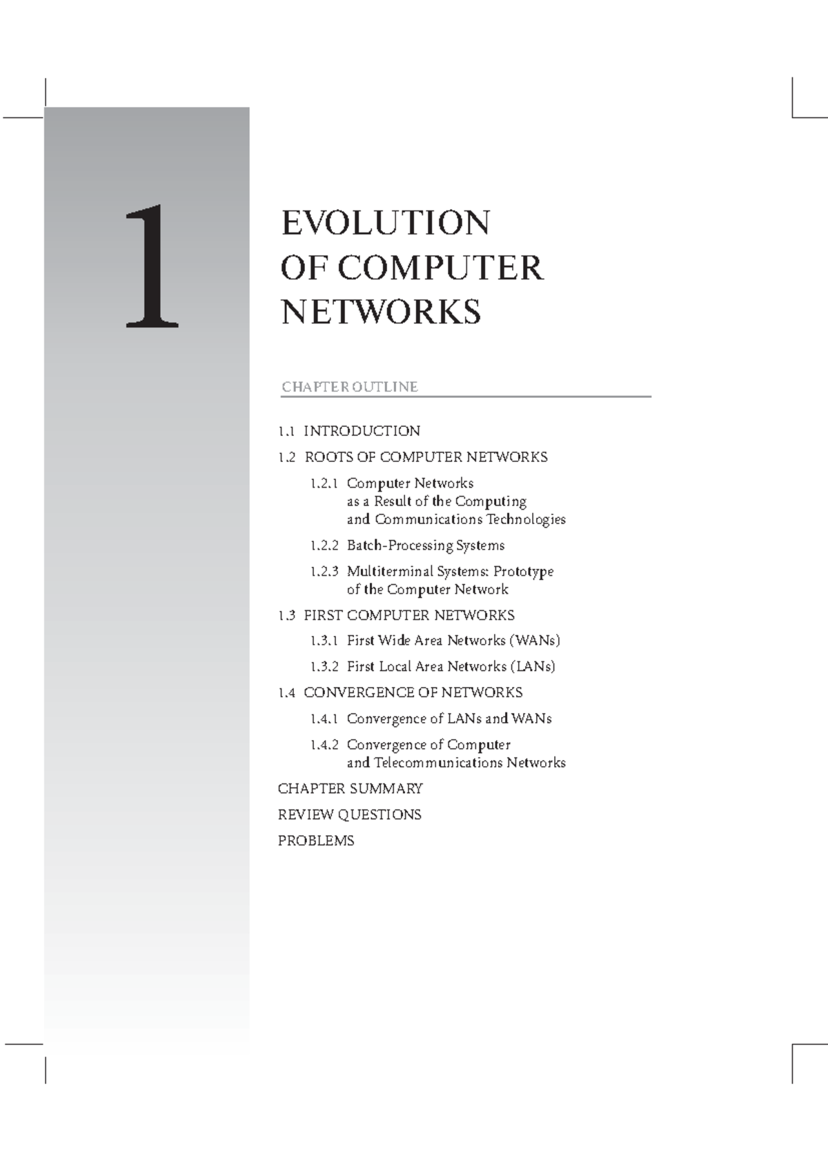 Evolution of computer networks - CHAPTER 1 EVOLUTION OF COMPUTER ...