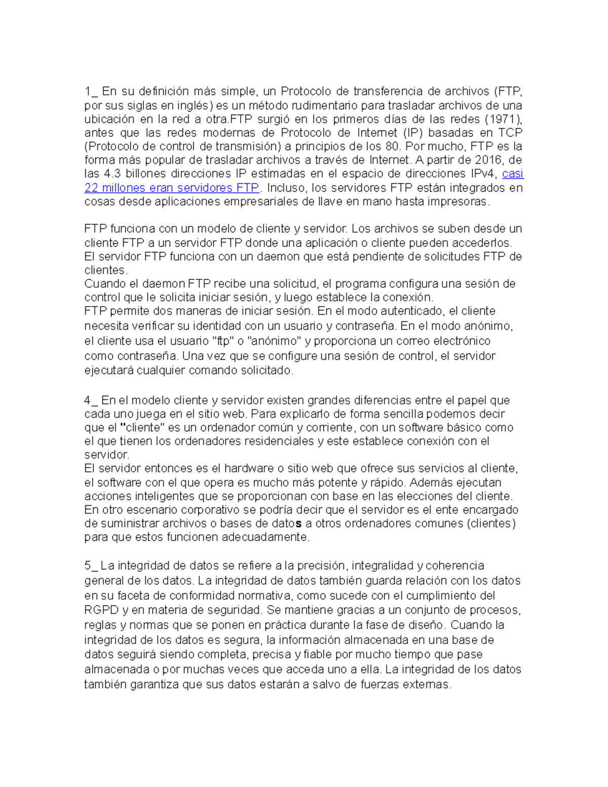 TP4 - Redes - luchini 1 y 2 - 1_ En su definición más simple, un Protocolo de transferencia de ...