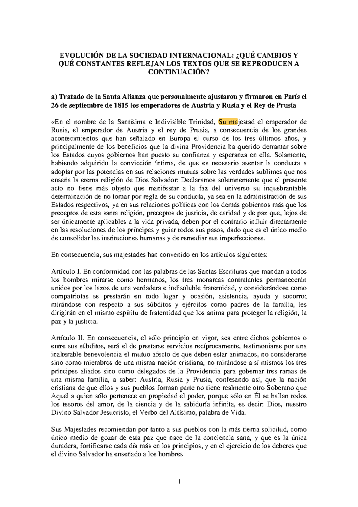 Textos Evolucion – cambios y constantes - EVOLUCIÓN DE LA SOCIEDAD ...