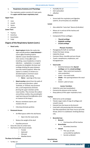 Prelim MED SURG 12345 Transes - MEDICAL-SURGICAL NURSING NRG 304 ...