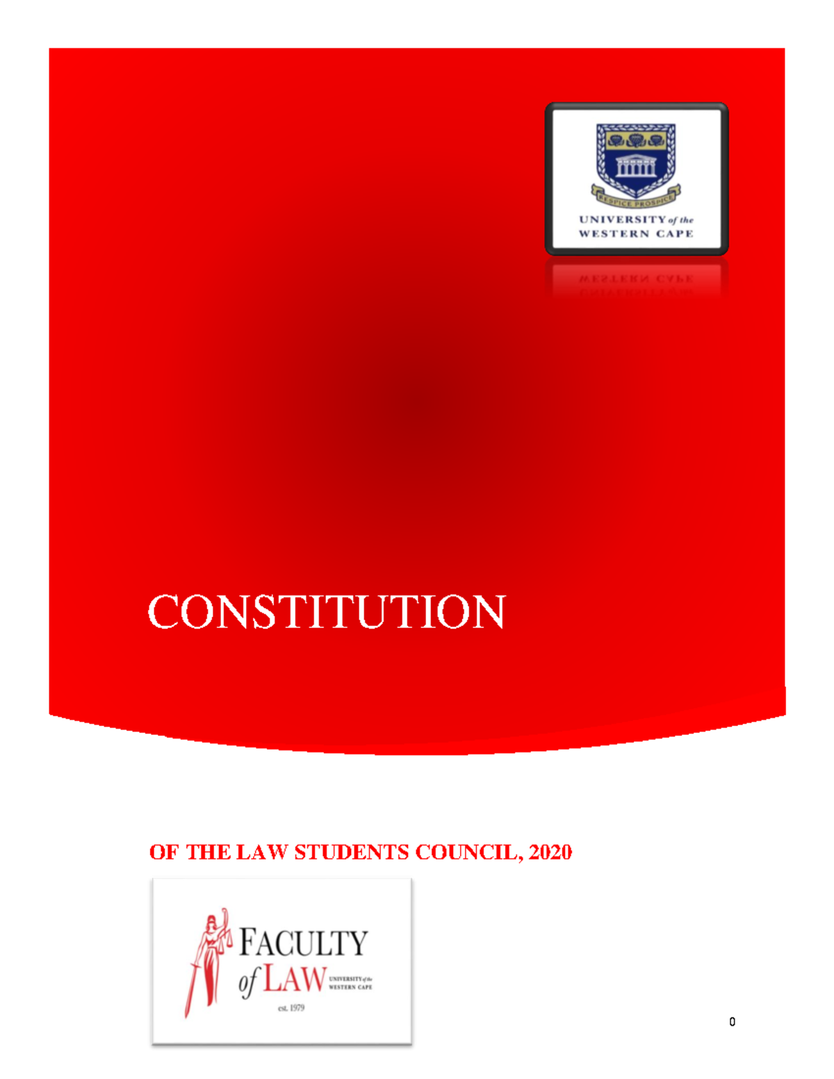 UWC Law Student Council Constitution, 2020 - CONSTITUTION OF THE LAW ...
