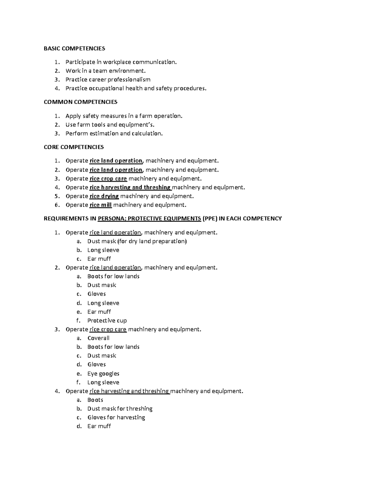 PDF Basic Competencies - BASIC COMPETENCIES Participate in workplace ...