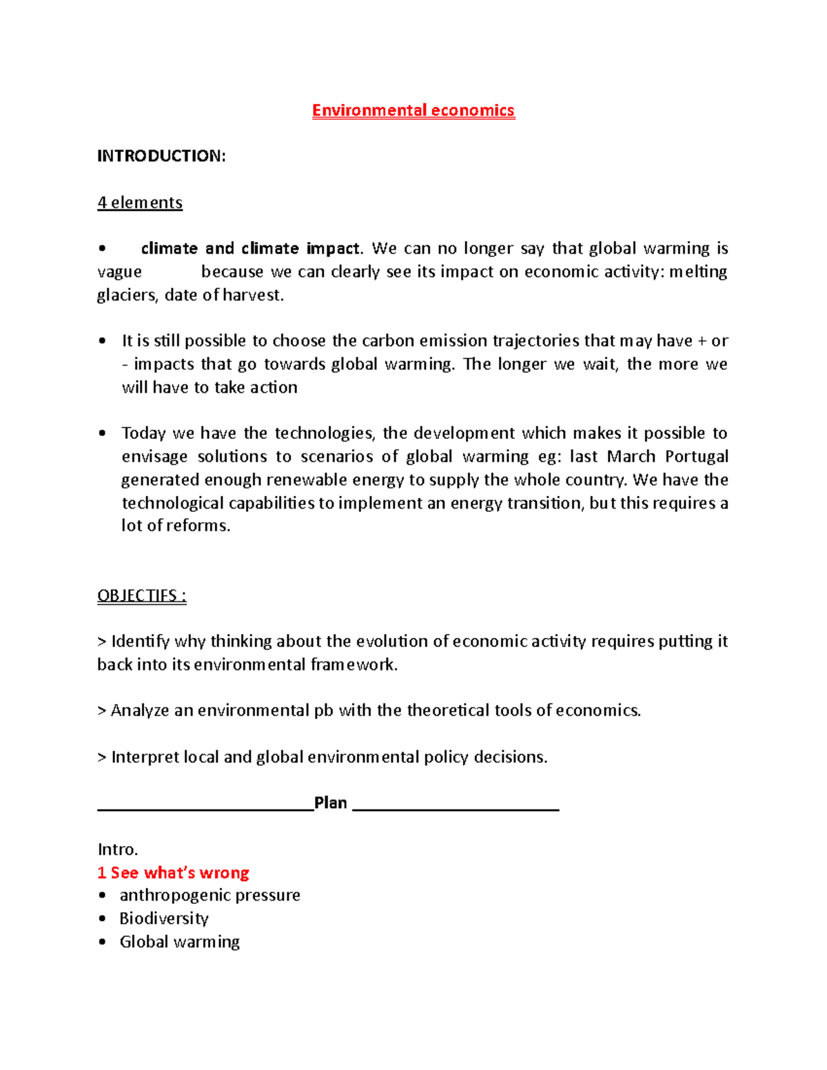 Environmental economics - Environmental economics INTRODUCTION: 4 ...