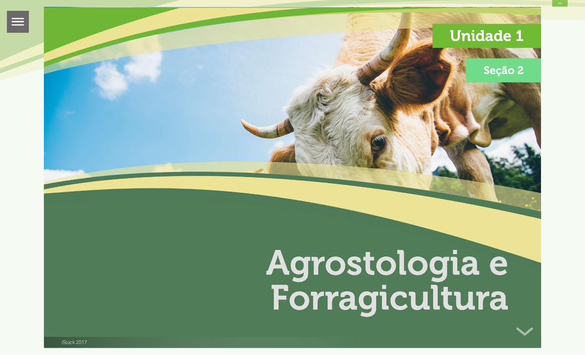 Aula 1 agrostologia - iStock 2017 Unidade 1 Seção 2 Agrostologia e ...