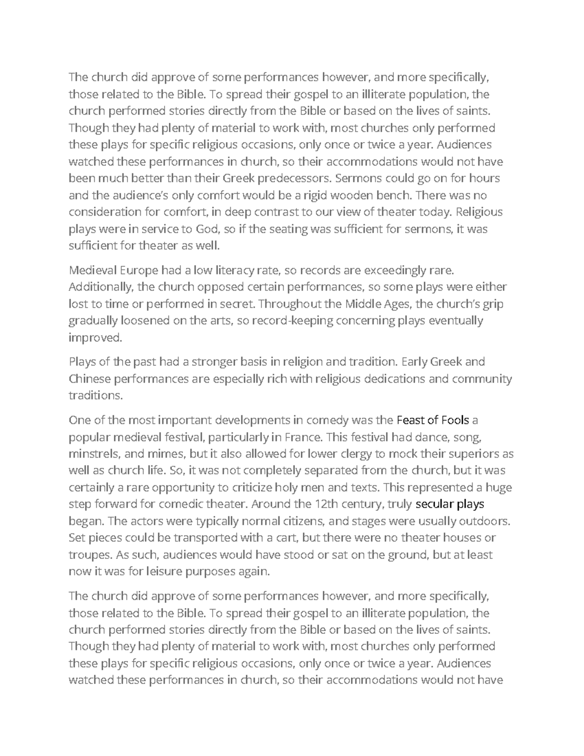 Document 7 - Professor Crystal Costadoni - The church did approve of ...