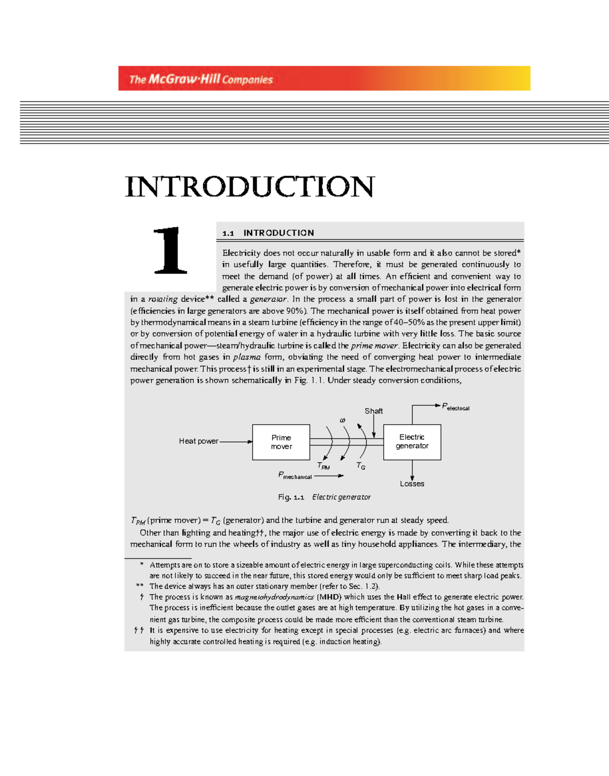 Electric Machines Kothari Nagrath 1 - Introduction 1 1 INTRODUCTION ...