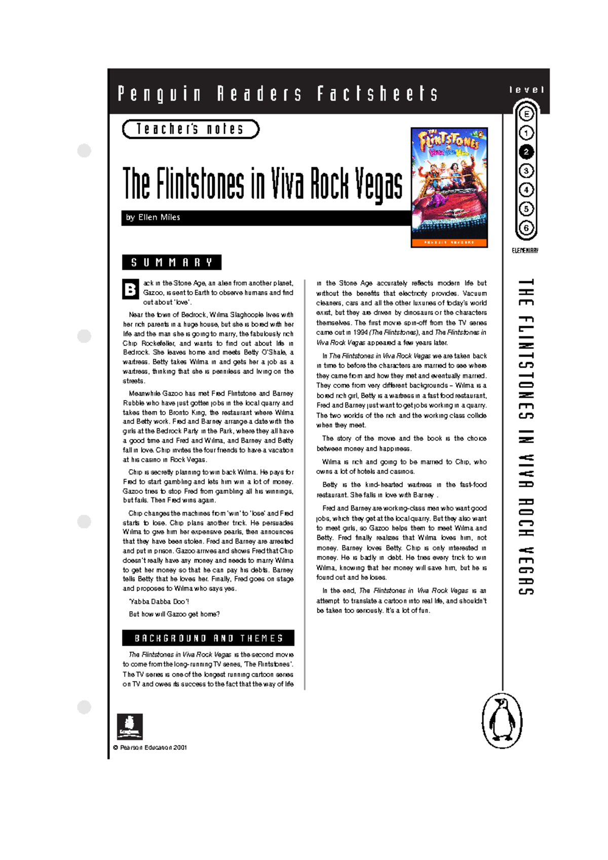 Flinstones 2 - P e n g u i n R e a d e r s F a c t s h e e t s ...