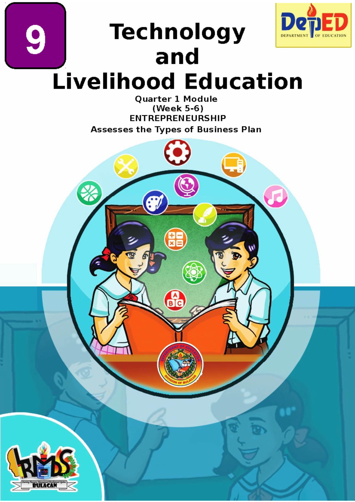 Entrep 9 Module 3 Week 5 6 - 9 Technology and Livelihood Education Quarter 1 Module (Week 5-6 ...