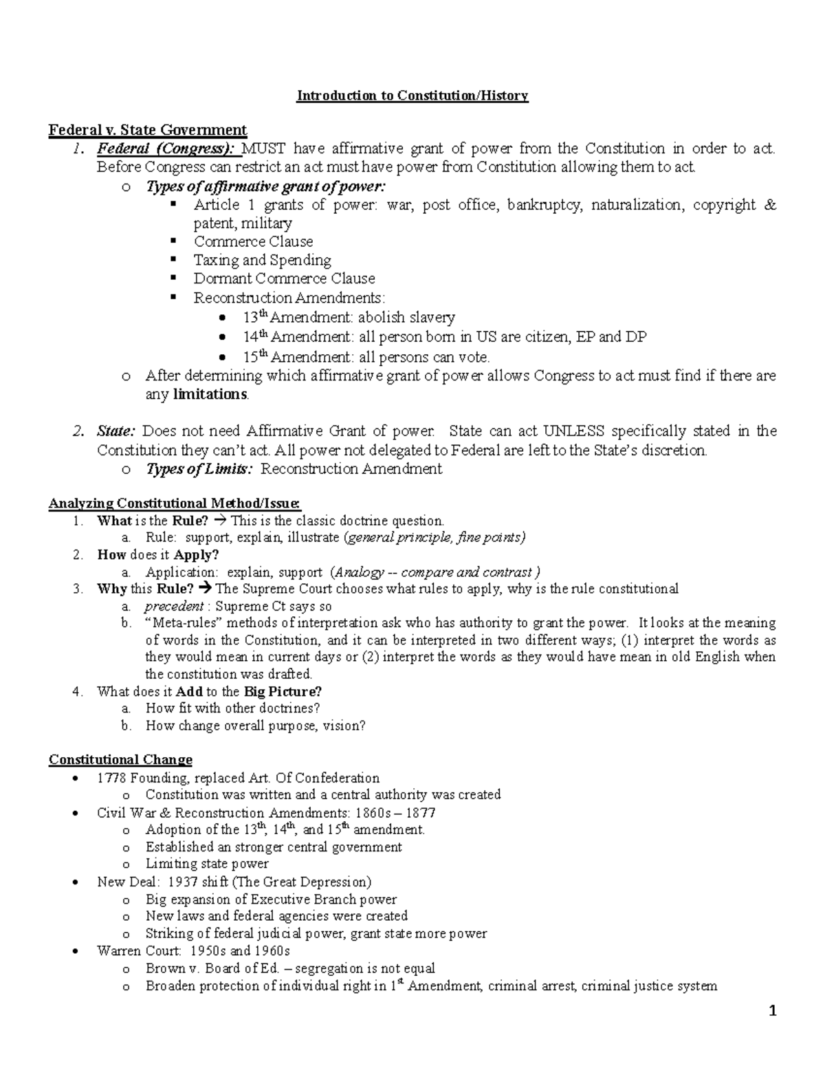 Introduction to Constitution:History - Introduction to Constitution ...