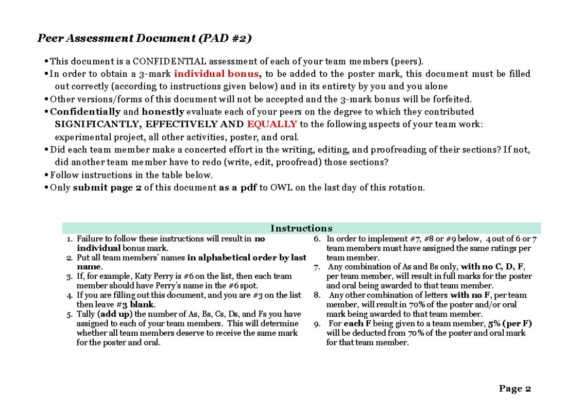 2021–22+ Peer +Assessment+ PAD+ 2 - Peer Assessment Document (PAD #2 ...