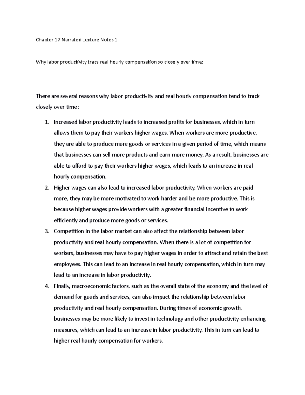 Chapter 17 Narrated Lecture Notes 1 - Chapter 17 Narrated Lecture Notes ...