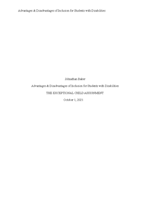 EXS 481 RS Program Assessment - EXS-481 Program Assessment The ...