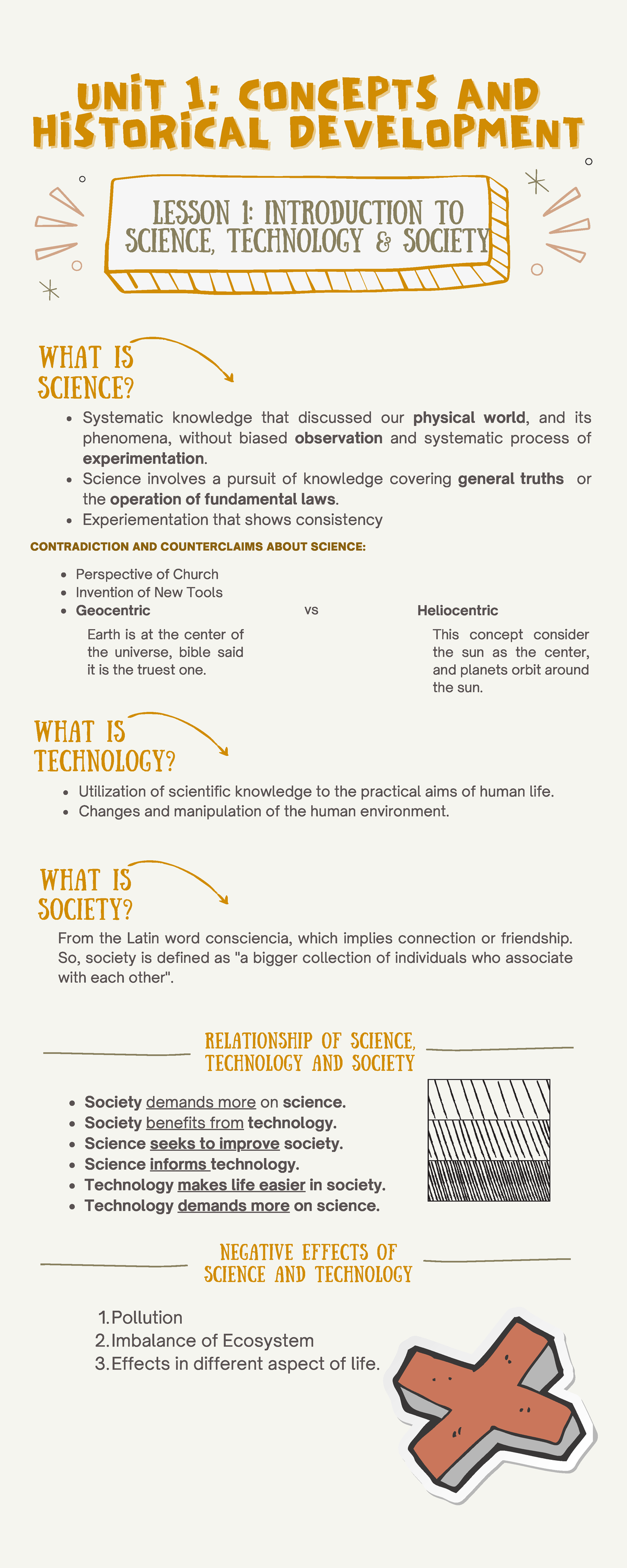 Unit 1 Introduction to Science, Technology & Society - ####### UNIT ...