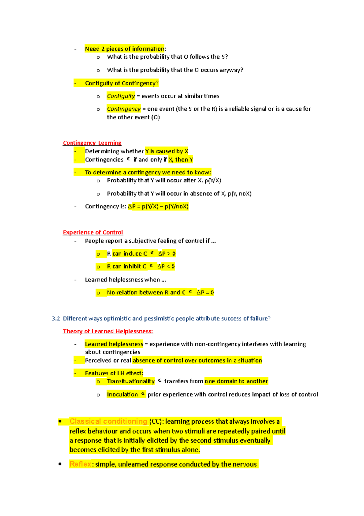 Week 6 - Lecture notes 6 - Need 2 pieces of information: o What is the ...
