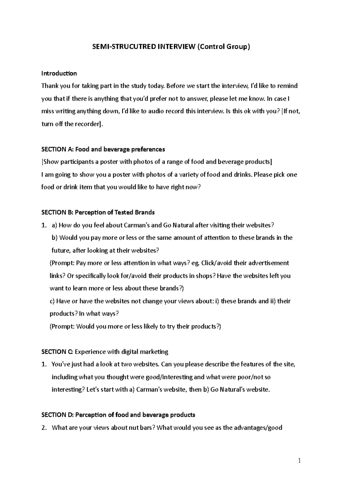 S5 Fig - fewwvew - SEMI-STRUCUTRED INTERVIEW (Control Group ...