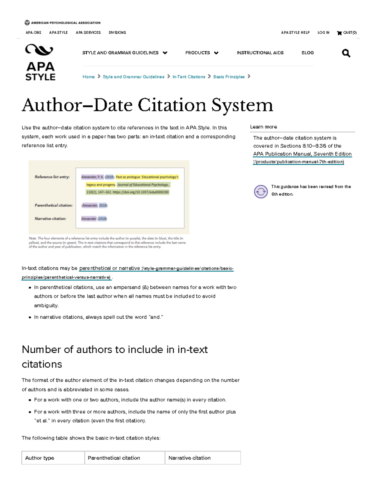 APA 7 In-text citations, paraphrase, summaries, and reference list ...