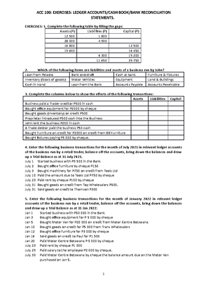 Three Column Cash Book Problems and Solutions - Three Column Cash Book ...
