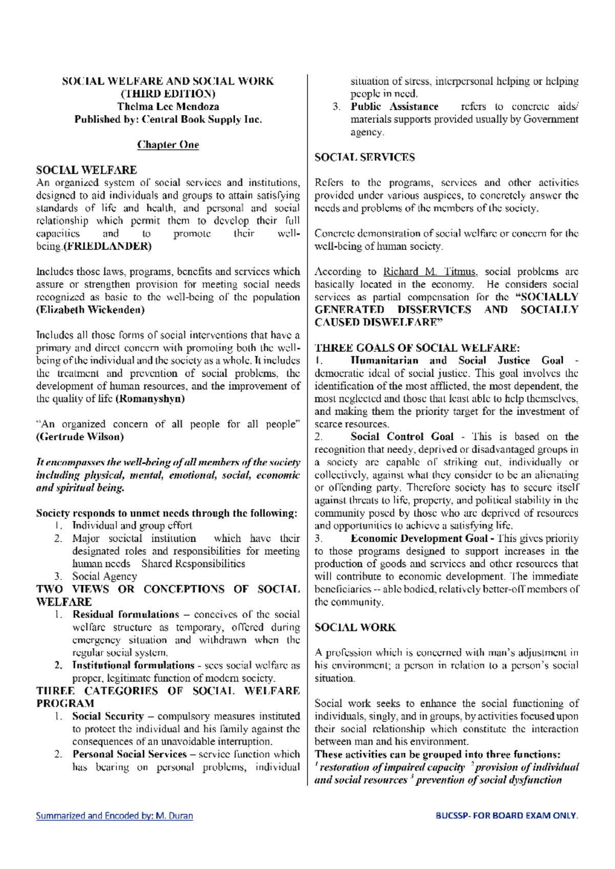 TLM Orange BOOK 3RD Edition Summary - BS in Social Work - Studocu