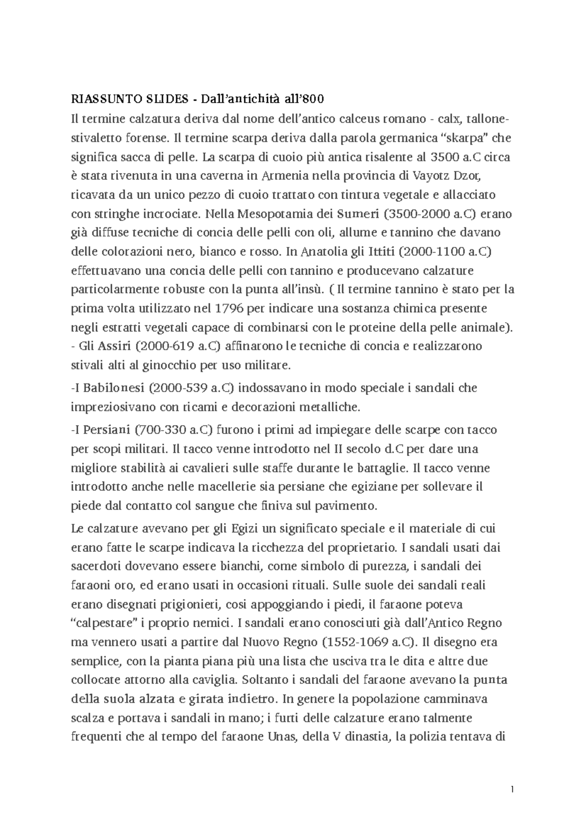 Dal medioevo all'800 - Riassunto dei libro dal medievo all'800 ...