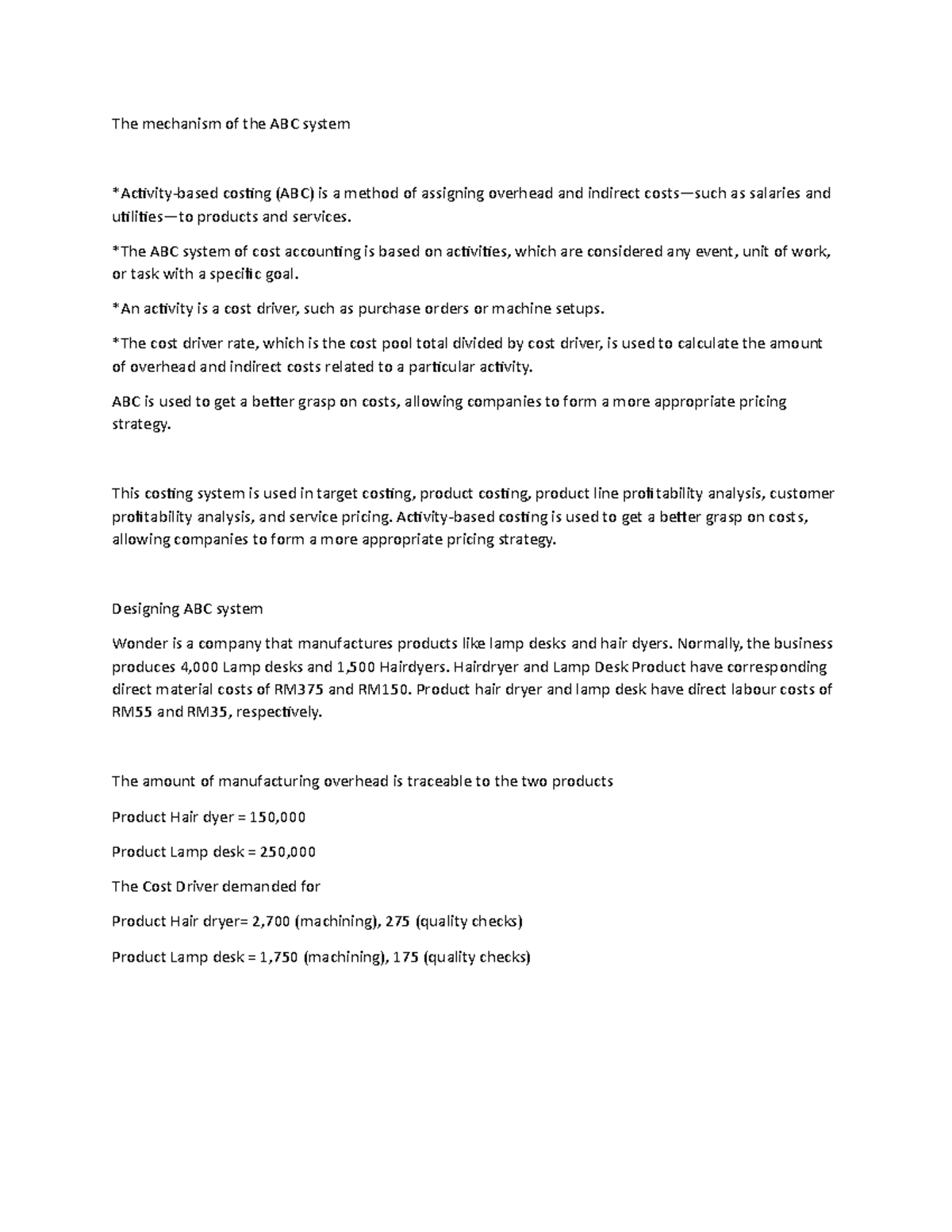The mechanism of the ABC system - The mechanism of the ABC system ...