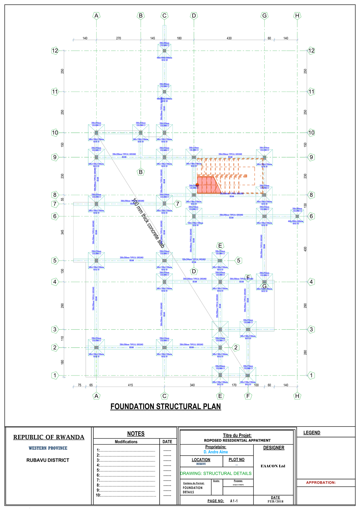 Structural Details - Drawing - GSPublisherEngine 0.0. Contenu du Format: Purpose: EXECUTION ...