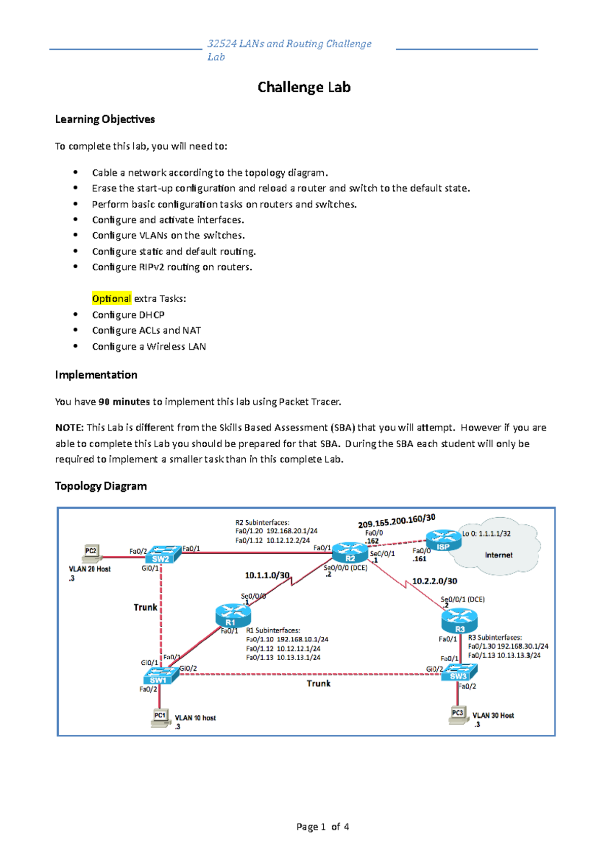 Week 11 Lab3 Challenge Lab 2 Jc Wj Challenge Lab Learning Objectives To Complete This Lab 