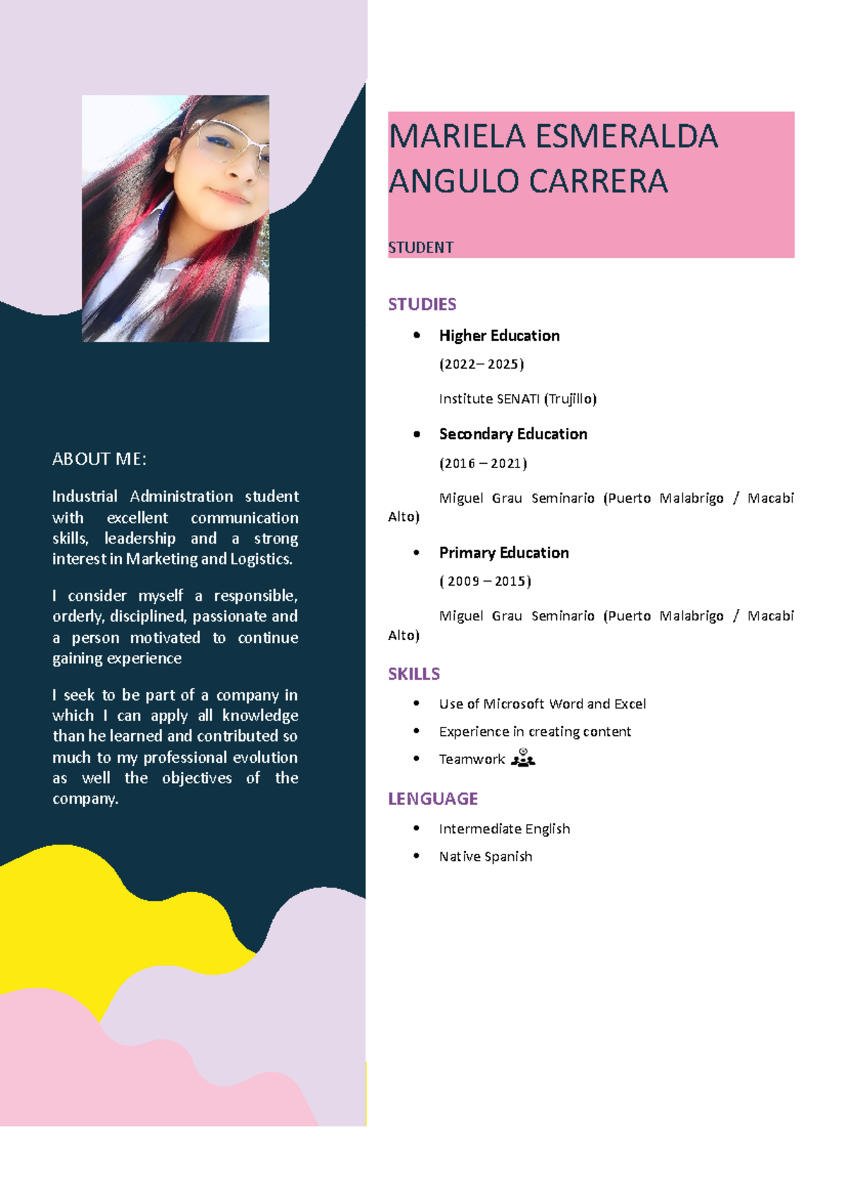 Mariela Esmeralda Angulo Carrera - MARIELA ESMERALDA ANGULO CARRERA ...