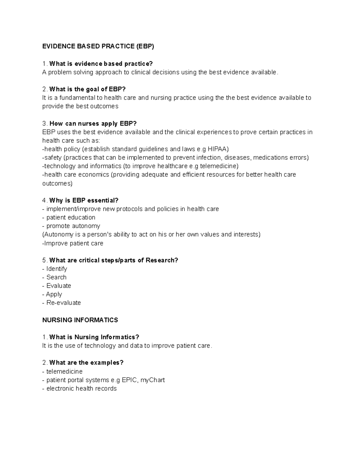 Evidenced Based Practice - EVIDENCE BASED PRACTICE (EBP) What is ...