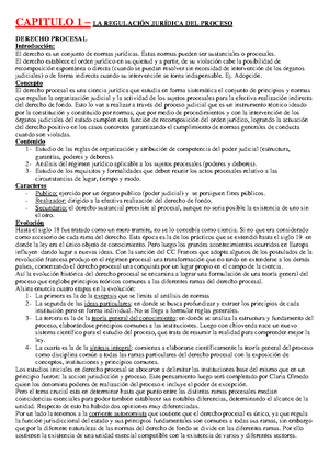Derecho Procesal Penal resumen - DERECHO PROCESAL PENAL. Módulo 1. Derecho procesal. Concepto ...