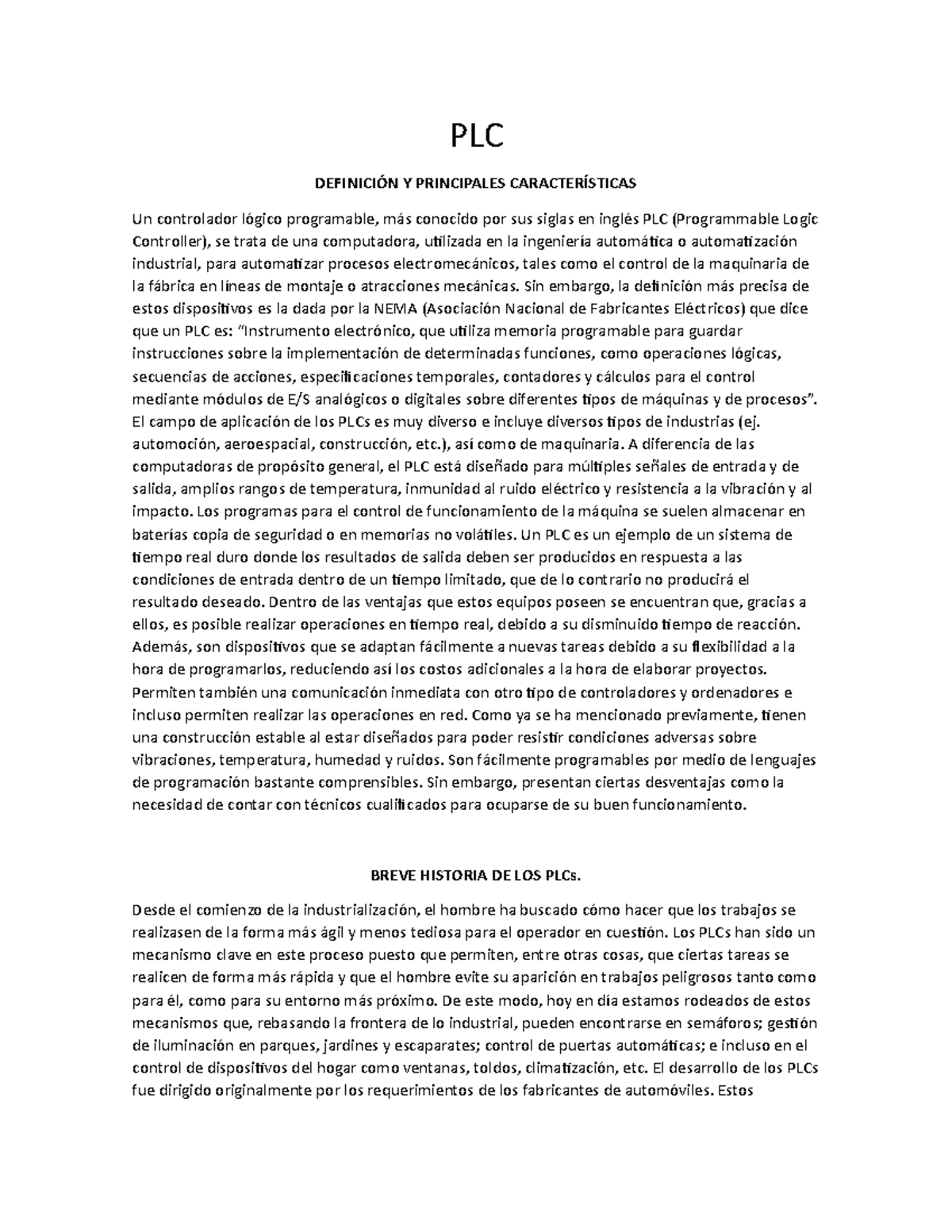 4.4 Controladores logicos programables - PLC DEFINICIÓN Y PRINCIPALES ...