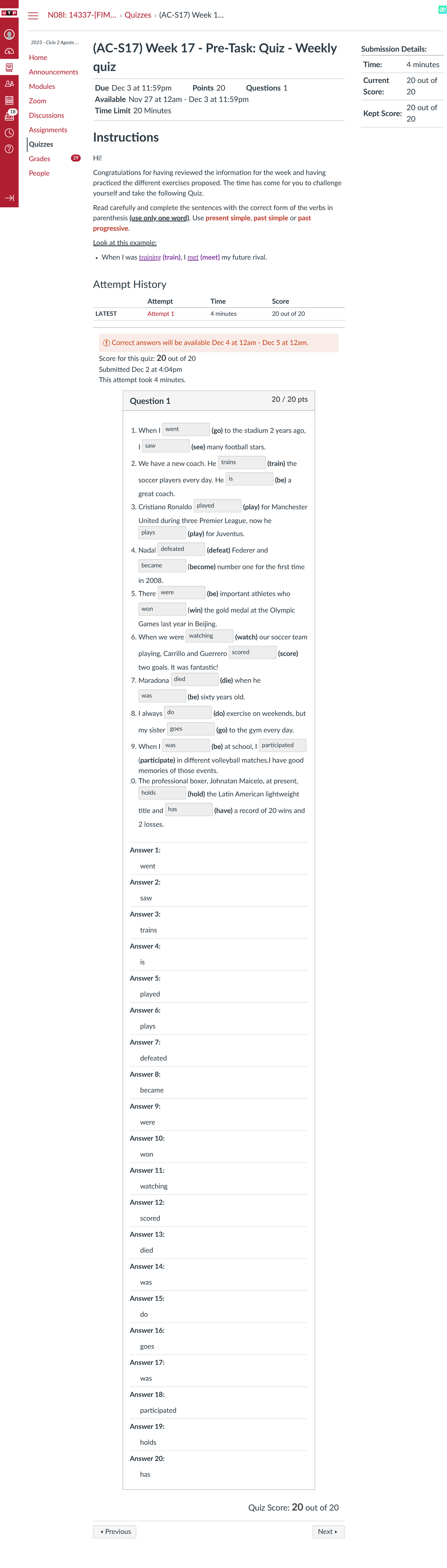 (AC-S17) Week 17 - Pre-Task Quiz - Weekly quiz Ingles III (14337) - N08I: 14337-[FIM... Quizzes ...